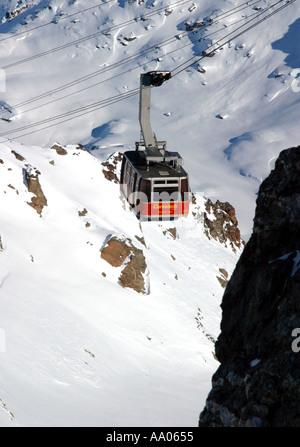 Cable car Corvatsch St Moritz Switzerland Stock Photo - Alamy