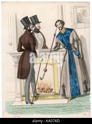 Evening Dress 1839 Stock Photo - Alamy