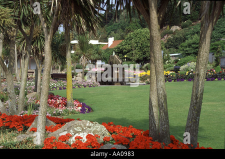 Winston Churchill Gardens St Brelade Jersey Channel Islands Stock Photo ...