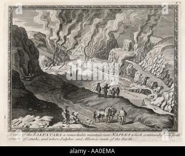 SOLFATARA VOLCANO C17TH Stock Photo - Alamy