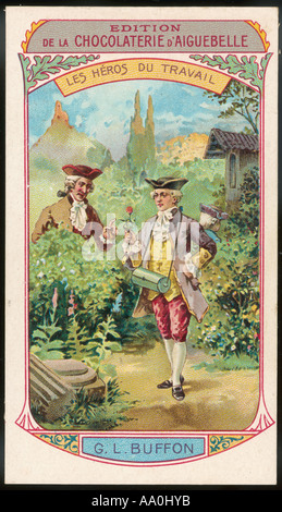 Buffon French Card Stock Photo - Alamy