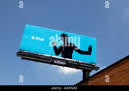 A billboard for the widely popular Apple iPod Stock Photo - Alamy