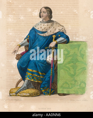 King Louis XII of France, 1462-1515. Lithograph by Gautiere after an ...
