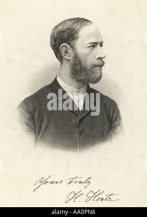 HEINRICH HERTZ (1857-1894) German physicist Stock Photo - Alamy