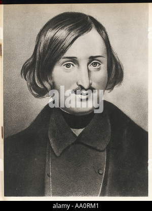 Nikolai Vasilievich Gogol, 1809 - 1852, a Russian writer of Ukrainian ...
