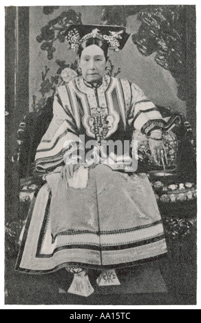 Empress Dowager Cixi; Tzu-Hsi (1835-1908) Empress Dowager of the Manchu ...