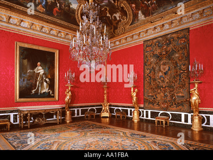Palace of Versailles Salon d Apollon Stock Photo - Alamy