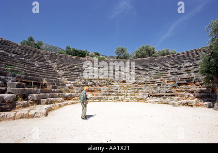 Roman amphitheatre at Kas in Southern Turkey Stock Photo - Alamy