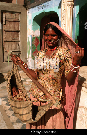 India Rajasthan Puskar Stock Photo - Alamy