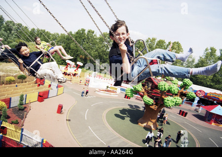Chessington world of adventures carousel Stock Photo - Alamy