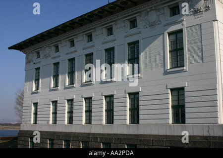 lock house near the Schemmerlbrücke Stock Photo - Alamy