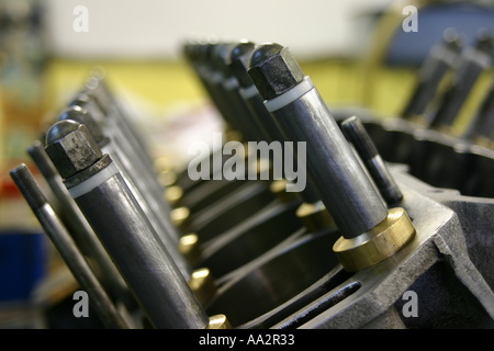 detailed view of a cylinder row Stock Photo - Alamy