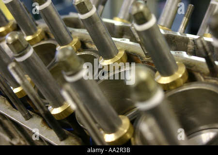 detailed view of a cylinder row Stock Photo - Alamy
