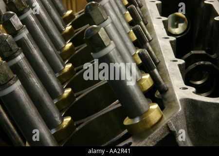 detailed view of a cylinder row Stock Photo - Alamy