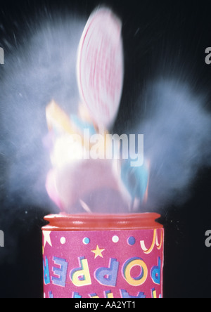 A Party Popper Exploding photographed using high speed flash technique ...