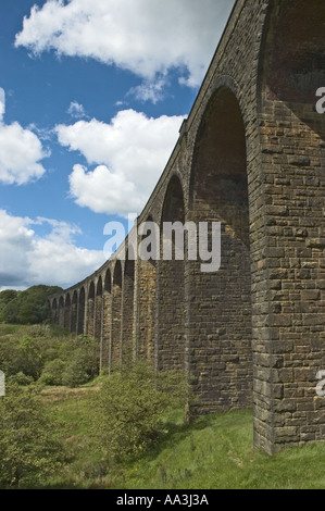 Cullingworth viaduct part of a disused railway line now reopened for ...