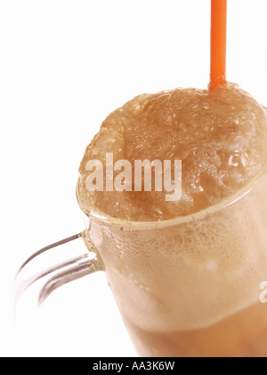 Frosty mug with root beer float in vintage cafe in Issaquah, Washington ...