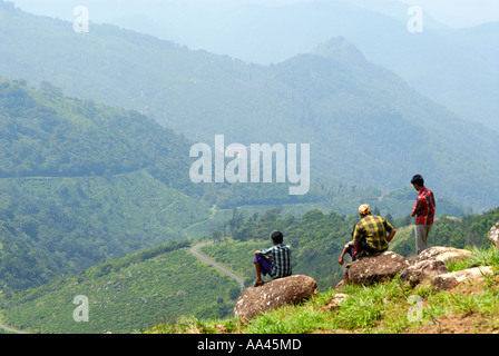 View Across the Cardamom Hills from Ponmudi Hill Station Stock Photo ...