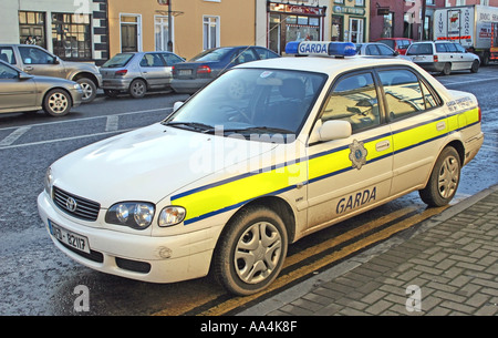 Irish police car. Garda car of Roads Policing Unit of An Garda Siochana ...