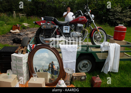 Cornwall England Truro Car boot sale Stock Photo - Alamy