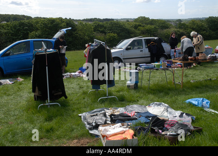 Cornwall England Truro Car boot sale Stock Photo - Alamy