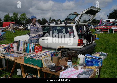 Cornwall England Truro Car boot sale Stock Photo - Alamy