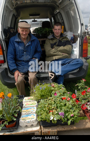 Cornwall England Truro Car boot sale Stock Photo - Alamy
