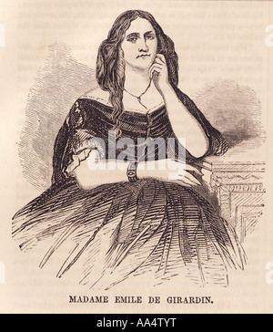 Portrait of Delphine Gay, Madame Emile de Girardin (1804-1855), woman ...