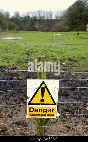 Former Brofiscin quarry where toxic waste was dumped in the 1970s by ...