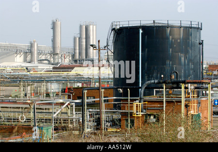 Solutia chemical maufacturing plant in Newport South Wales UK formerly ...