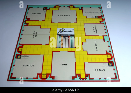 Cluedo board game with pieces Stock Photo - Alamy