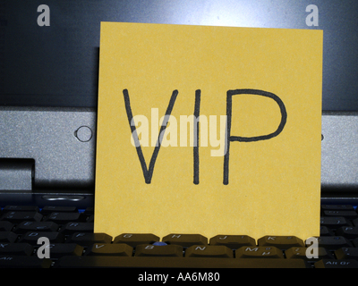Memo note on notebook, VIP Stock Photo - Alamy