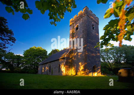 St Illtyd Church Llantrithyd, Vale of Glamorgan, South Wales, UK Stock ...