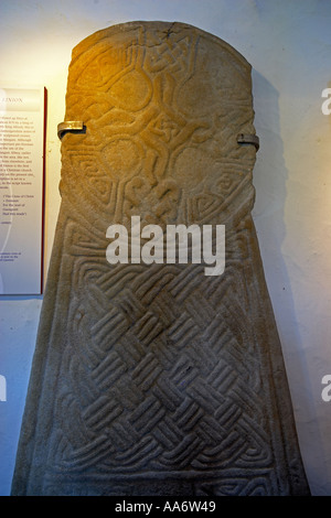 Ancient Celtic Stone at Margam Museum, Margam, Port Talbot, Wales, UK ...