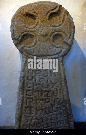 Ancient Celtic Stone at Margam Museum, Margam, Port Talbot, Wales, UK ...