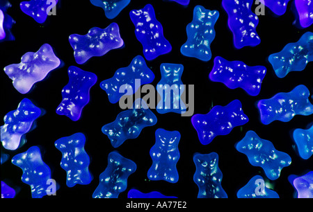 Jelly Baby babies effect in green Stock Photo - Alamy