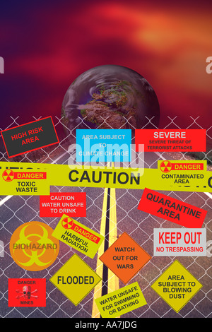 Earth in jeopardy Stock Photo - Alamy