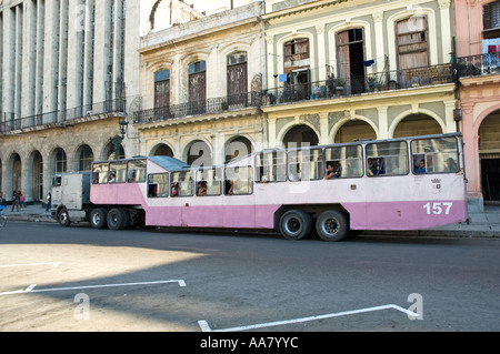 Havana Cuba Camello a public bus made out a truck called camello Stock ...
