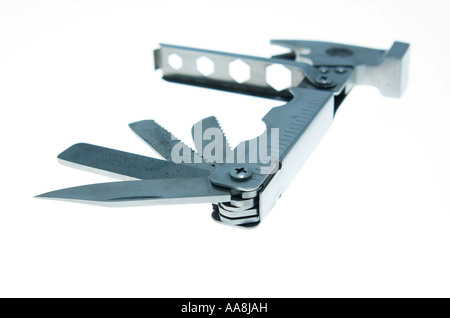 Multi tool instrument opened with blades displayed Stock Photo - Alamy