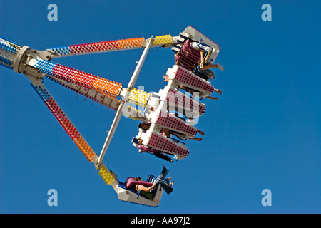 Carnival ride spin hammer Stock Photo - Alamy