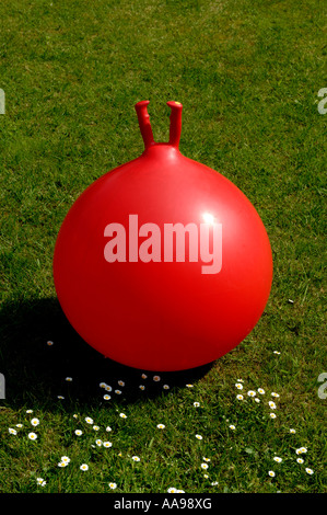 Space hopper inflatable toy Stock Photo - Alamy