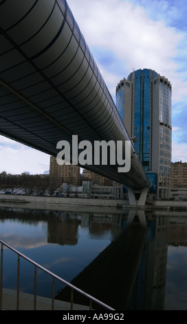 foot-bridge Bagration Moscow Stock Photo - Alamy