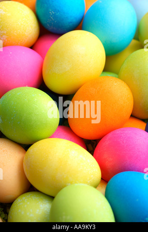 colored Easter Eggs Stock Photo - Alamy