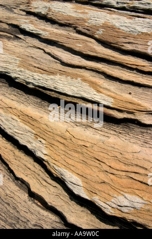 Diagonal line patterns in sandstone Australia Stock Photo - Alamy