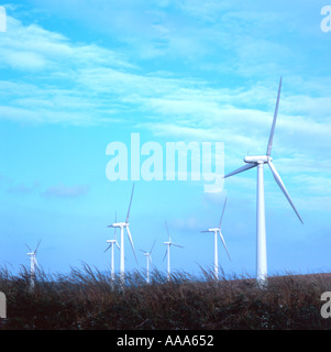 wind turbine farm in Cornwall Stock Photo - Alamy