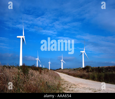 wind turbine farm in Cornwall Stock Photo - Alamy