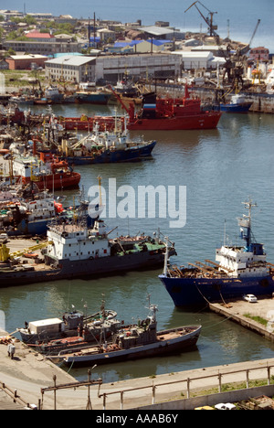Port of Korsakov on Sakhalin Island Russia 2007 Stock Photo - Alamy