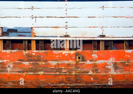 broadside of old boat Stock Photo - Alamy