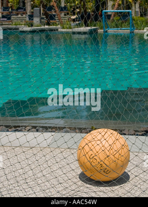 Water Polo Goal Net . Water sports field Stock Photo - Alamy
