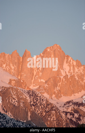 Mt. Whitney Sunrise, Lone Pine California Stock Photo - Alamy